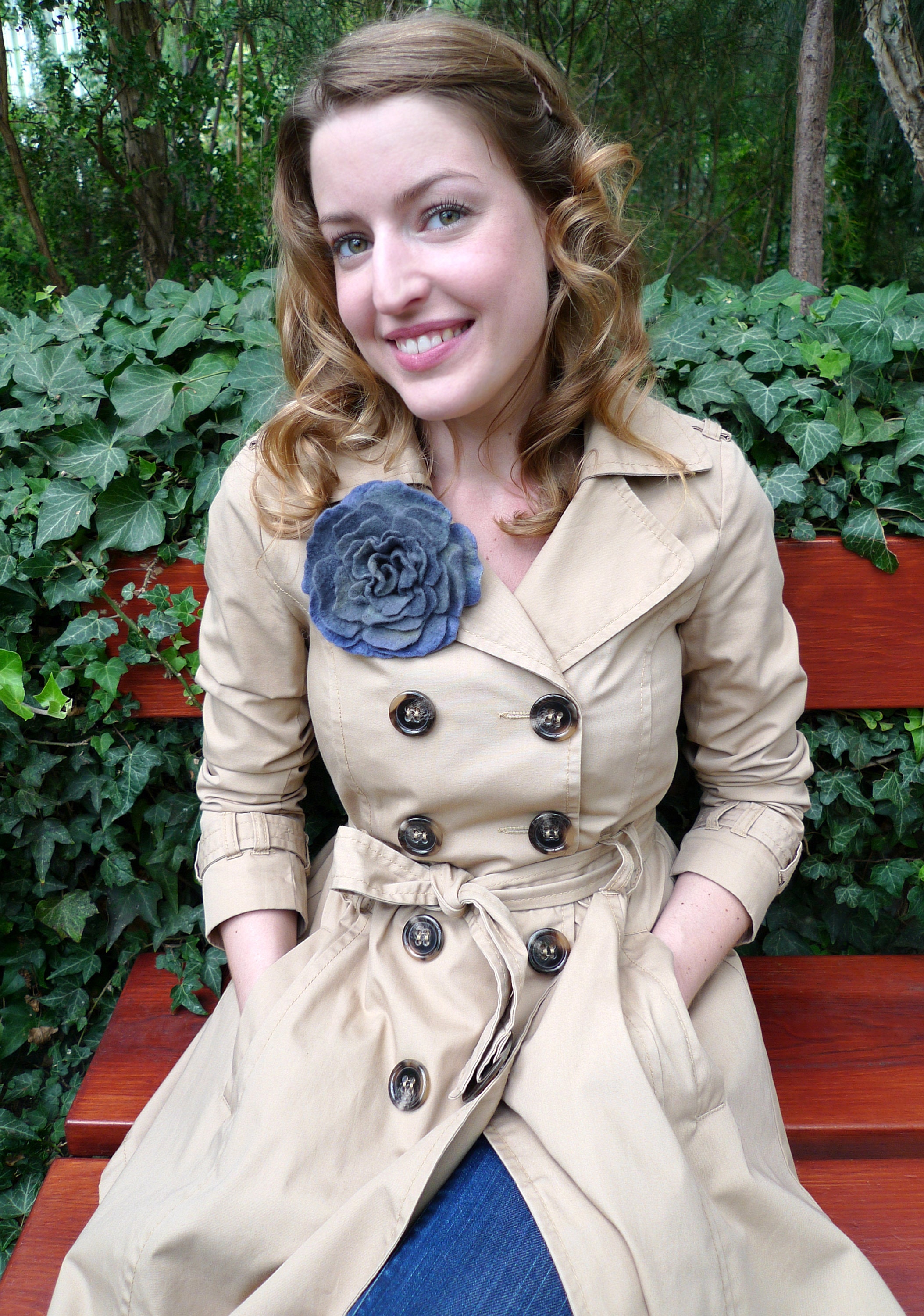 Felt Rose, Felted Red Rose Brooch - Etsy