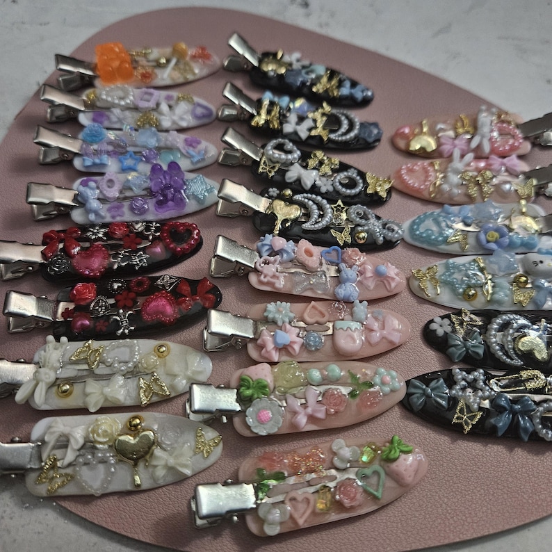 Custom Junk Hairclips - Etsy