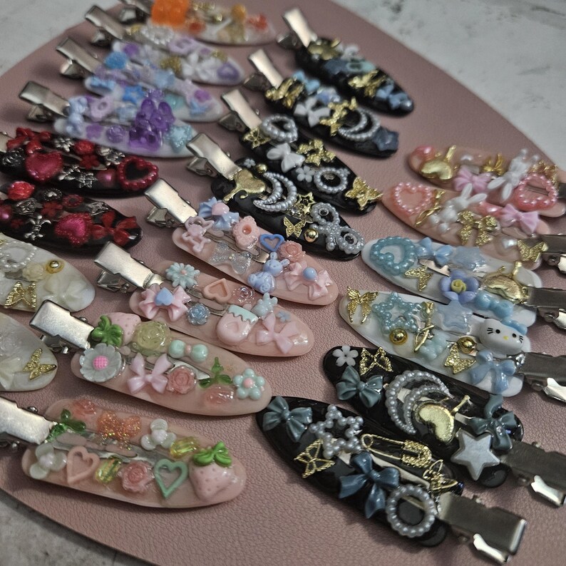Custom Junk Hairclips - Etsy