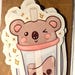 Set of 6 Cute Boba Tea Magnets 2.5 Inches for School Lockers, Fridge or ...
