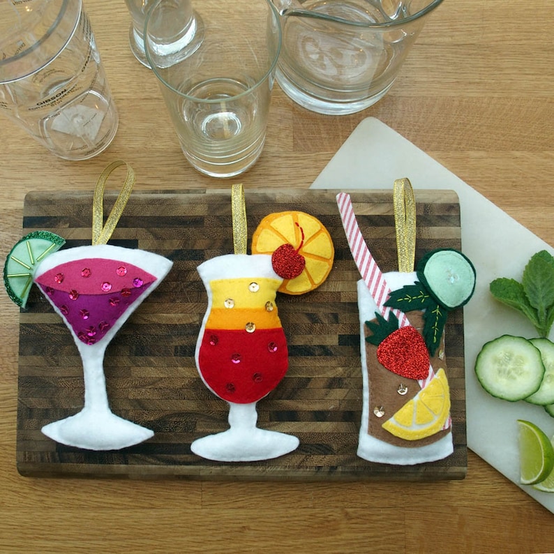 Make Your Own Felt Cocktail Kit - Etsy