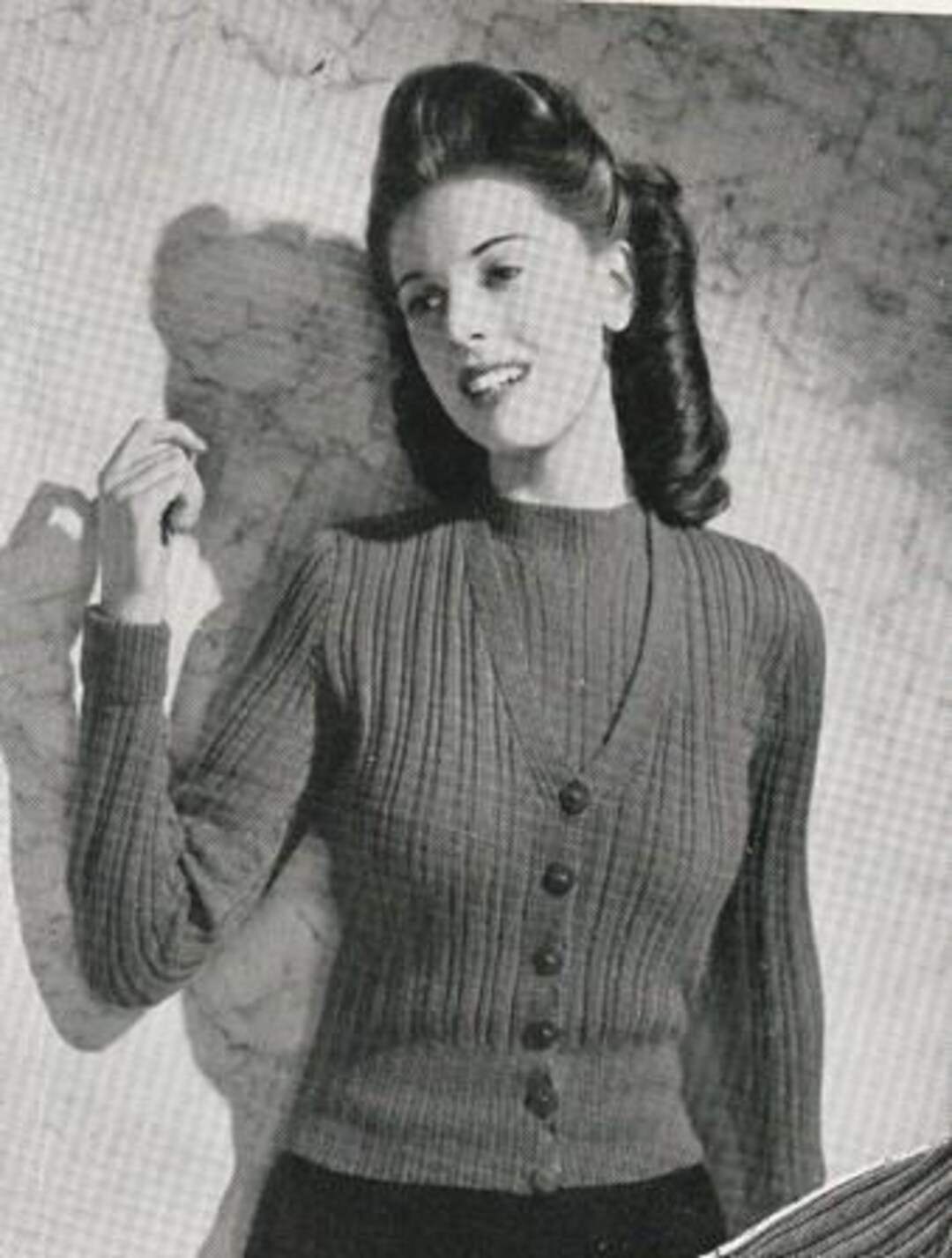 Vintage 1940s Twin Set Knitting Pattern April 1943 - Etsy UK