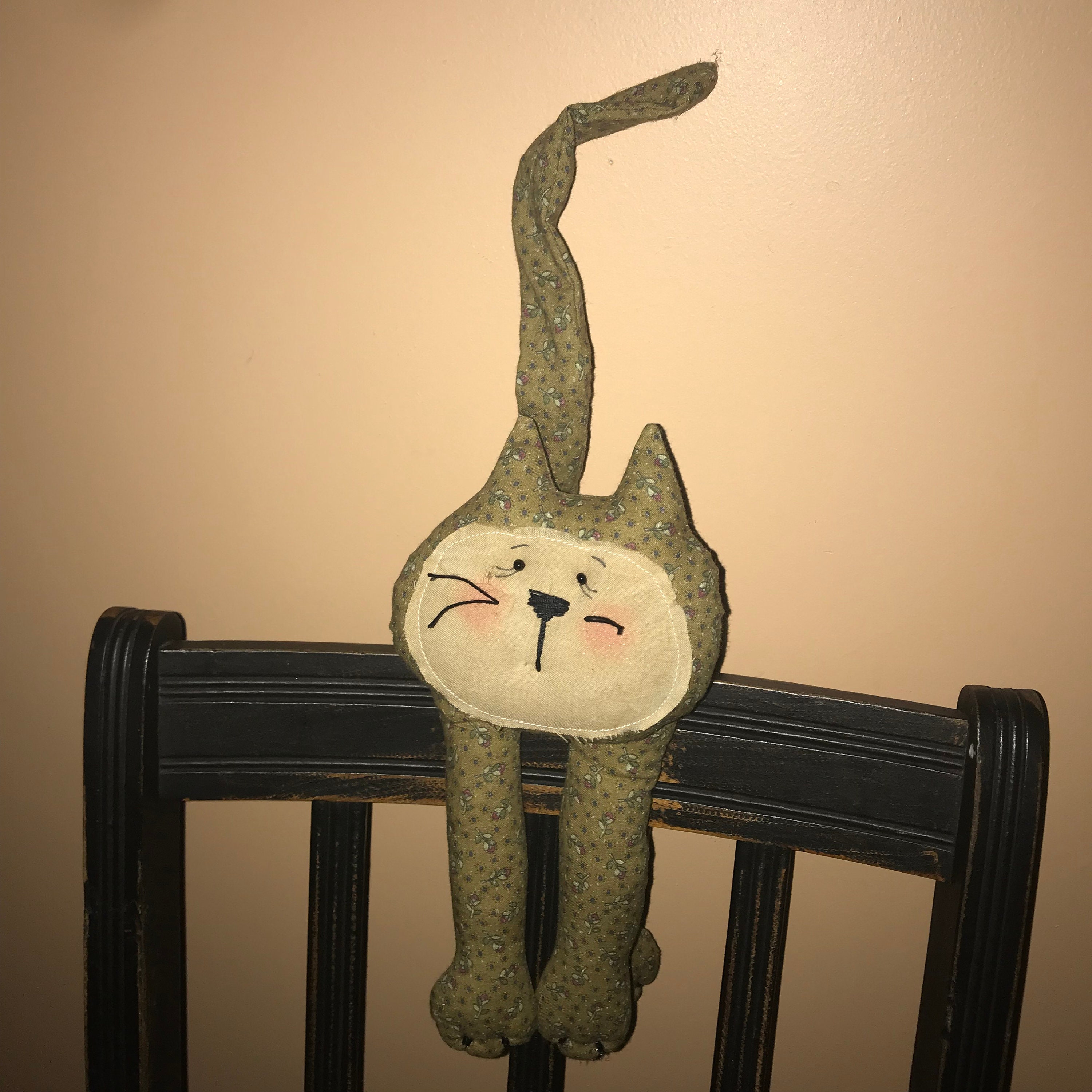 Primitive Calico Cats Pattern - Etsy