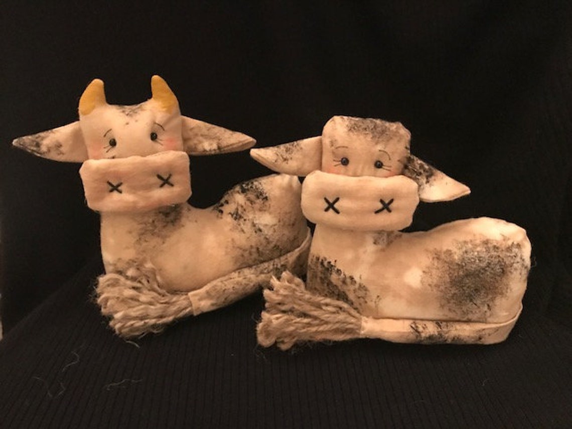 LM104 Primitive Cow / Bull Pattern "instant Download" - Etsy