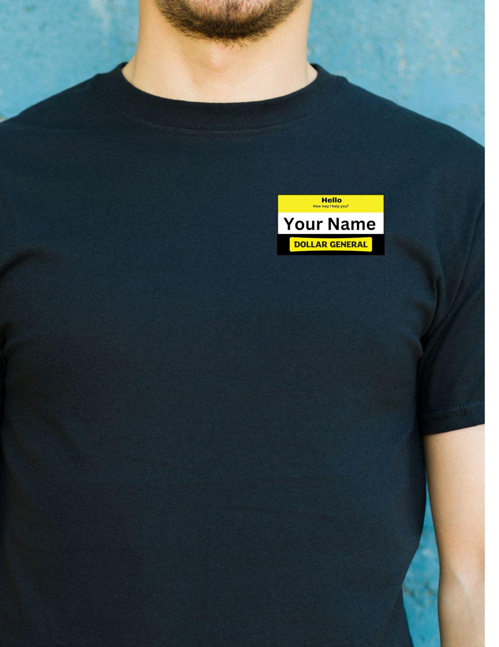 Dollar General Name Tag Shirt - Etsy
