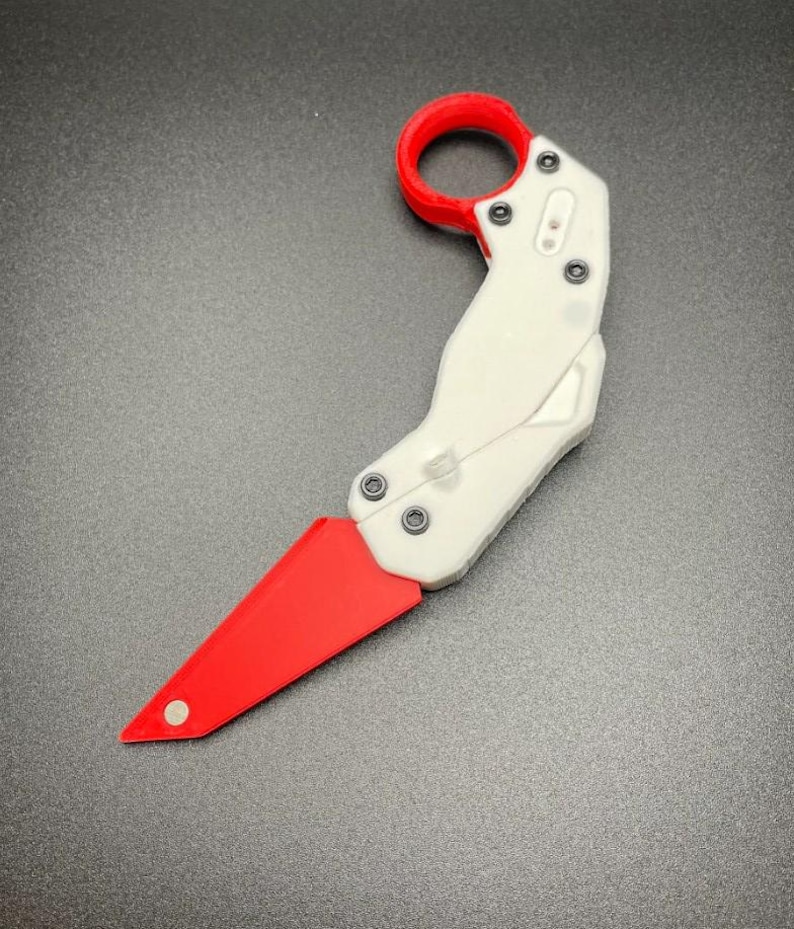 Karambit Fidget Toy With Magnet Detents - Reverse Tanto Blade - Etsy