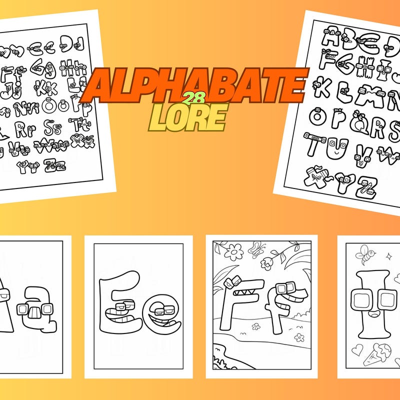 Alphabet Lore Printable - Etsy