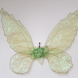 Green Leaf Forest Woodland Fairy Wings, Realistic and Iridescent. - Etsy