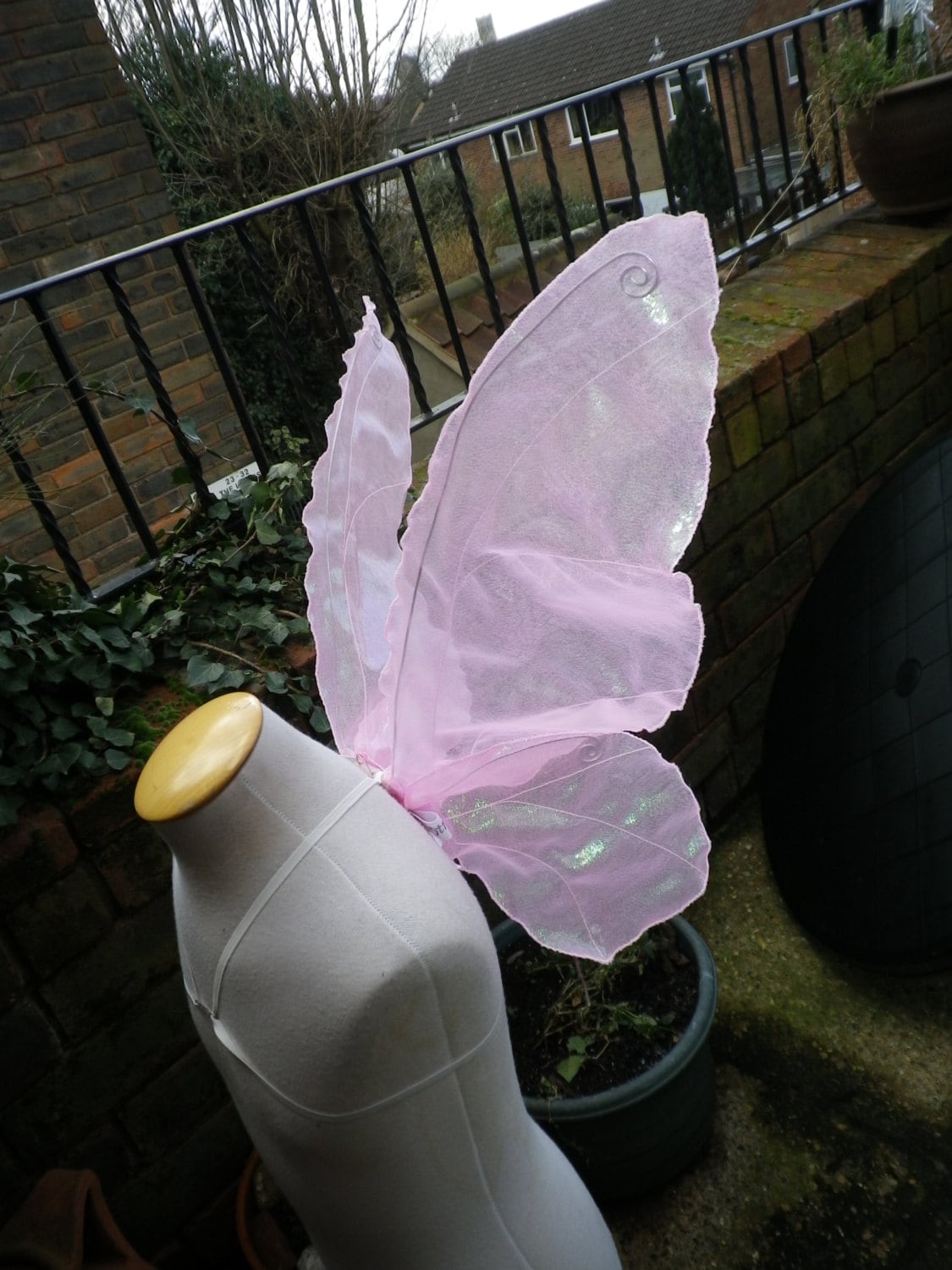 Realistic Tinkerbell Fairy Wings Medium Pink Etsy
