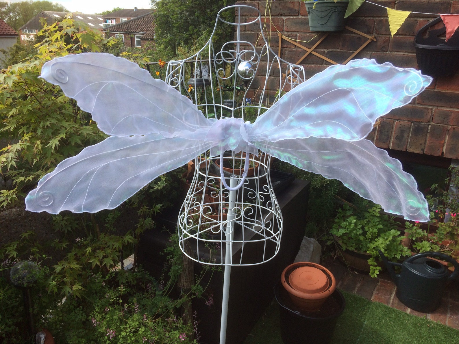 Fairy Wings Realistic Foldable Strapless Poseable White - Etsy
