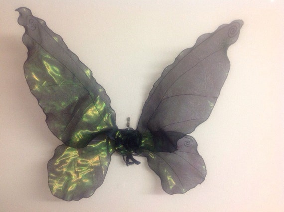 Dark Tinkerbell Wings Dark Fairy Dark Fairy With Leafy Wings