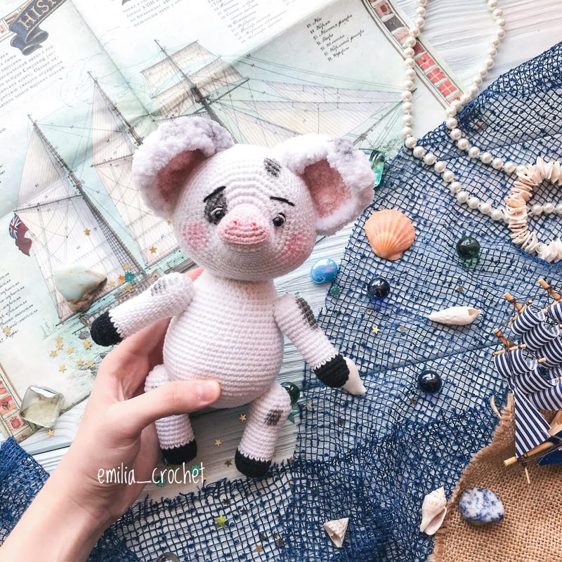 Crochet Pig Moana - Etsy