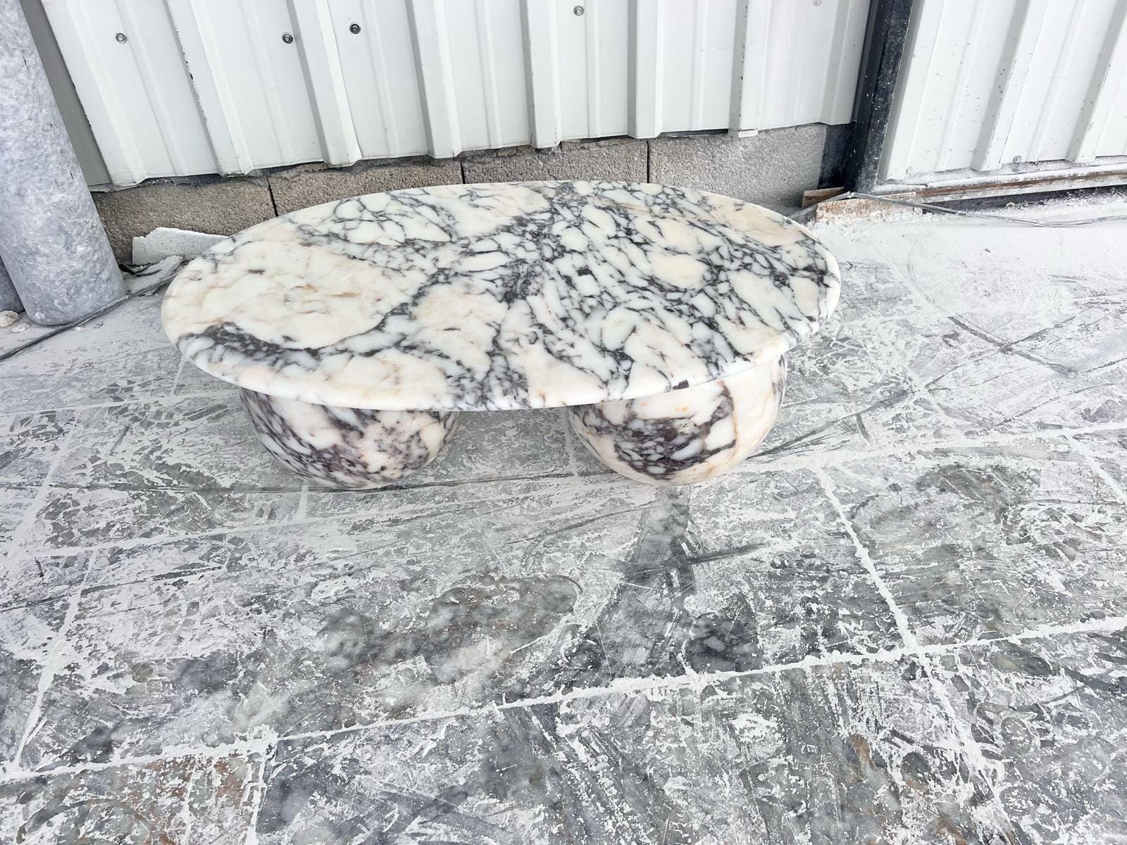 Calacatta Viola Stone Marble Coffee Table, Viola Marble End Table ...