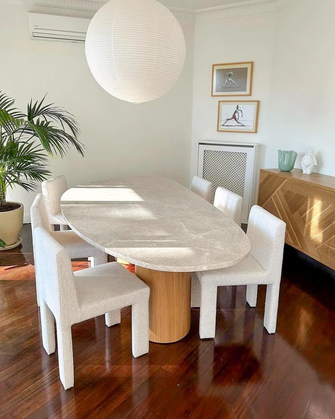 Bohemian Travertine Dining Table – Custom Boho Stone Kitchen Table - Etsy