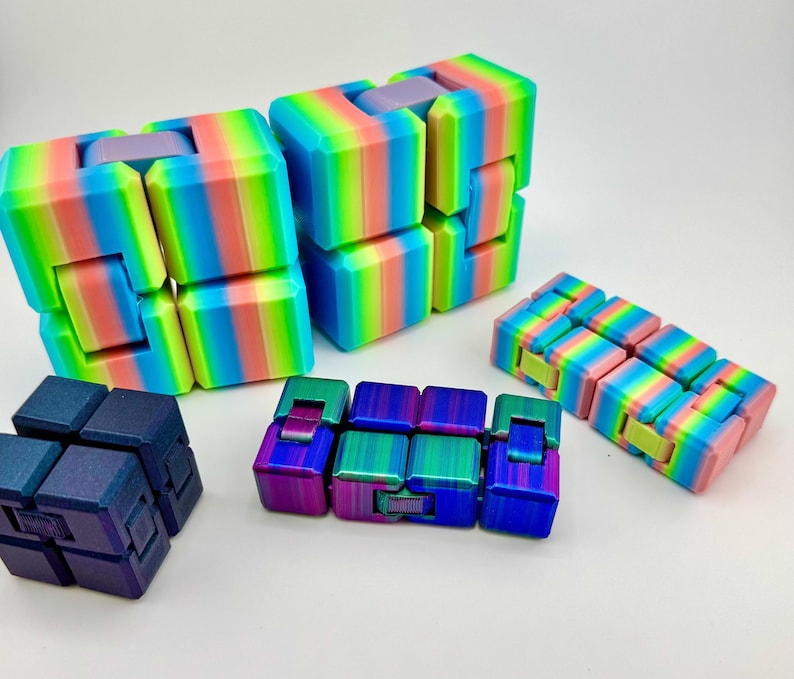 Infinity Cube Fidget Toy – Endless Folding Fun | 3d-printed & Portable ...