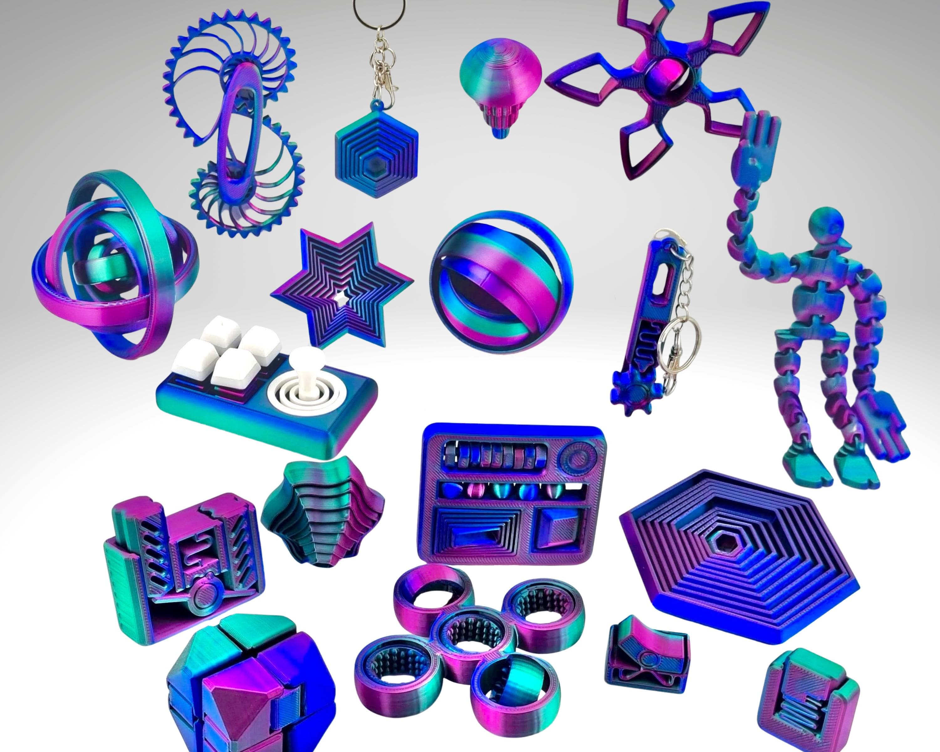 Mega Fidget Toy Bundle – 18-piece Sensory ADHD Stress Relief Pack - Etsy UK