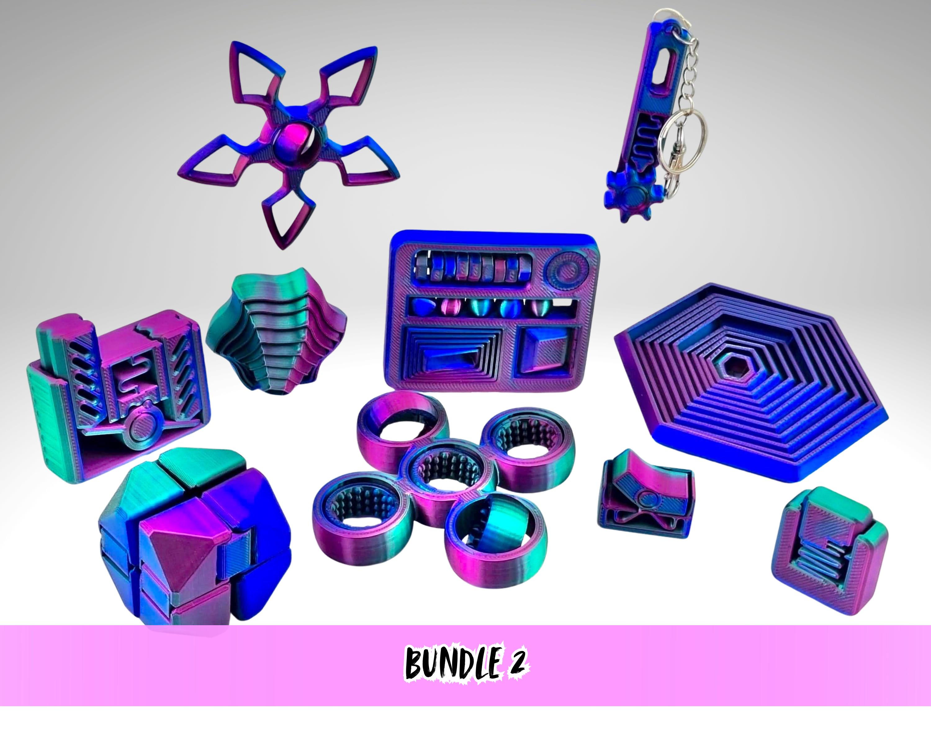 Mega Fidget Toy Bundle – 18-piece Sensory ADHD Stress Relief Pack - Etsy UK