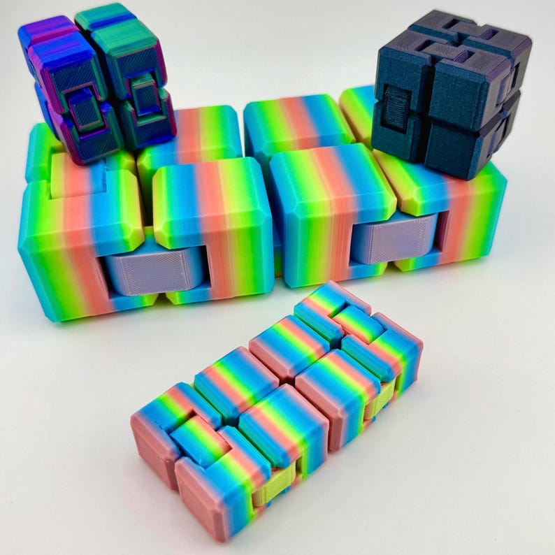 Infinity Cube Fidget Toy – Endless Folding Fun | 3d-printed & Portable ...