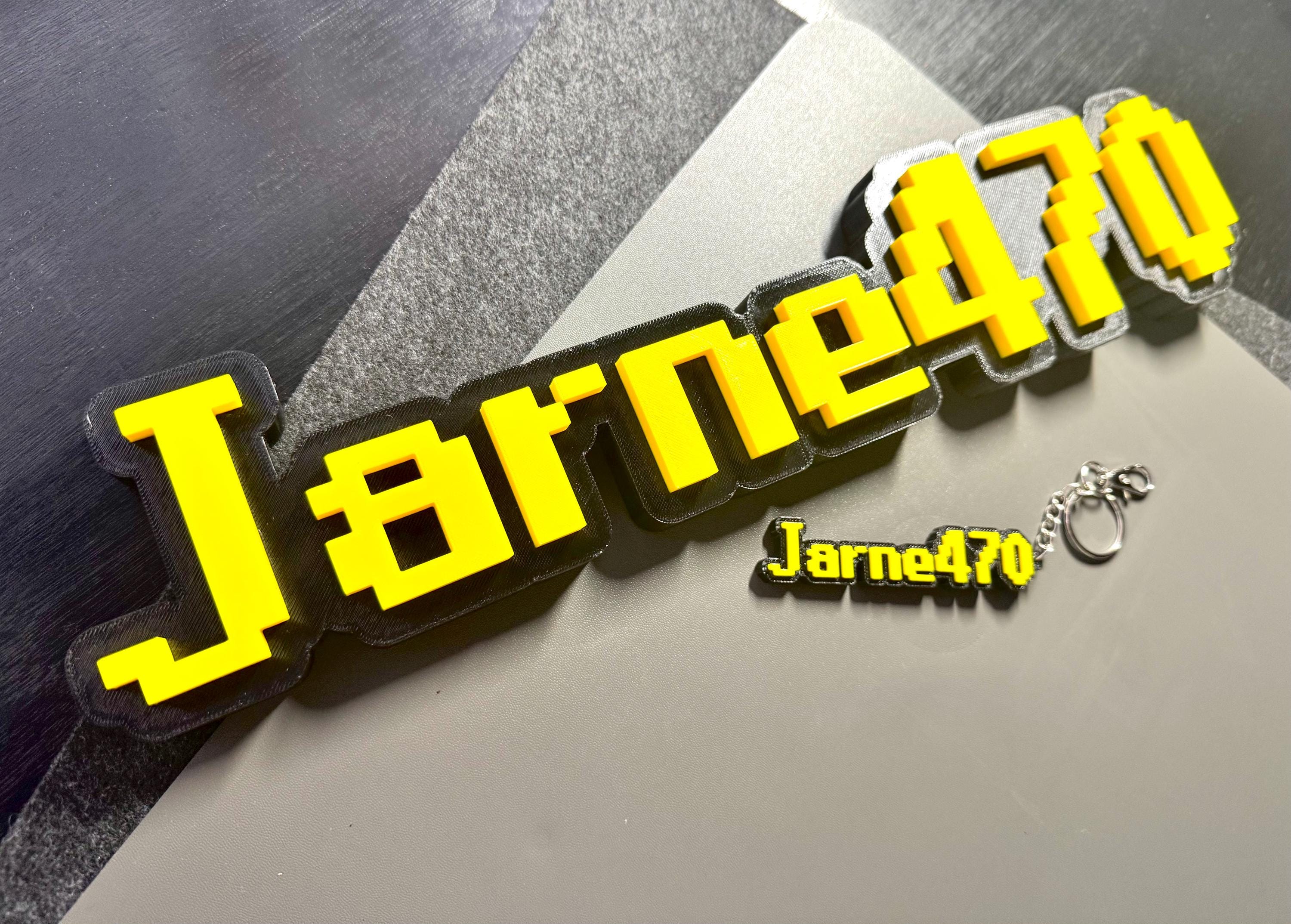 Custom Runescape Name Plate: 3D Printed Gamer Desk Sign & Keychain - Etsy