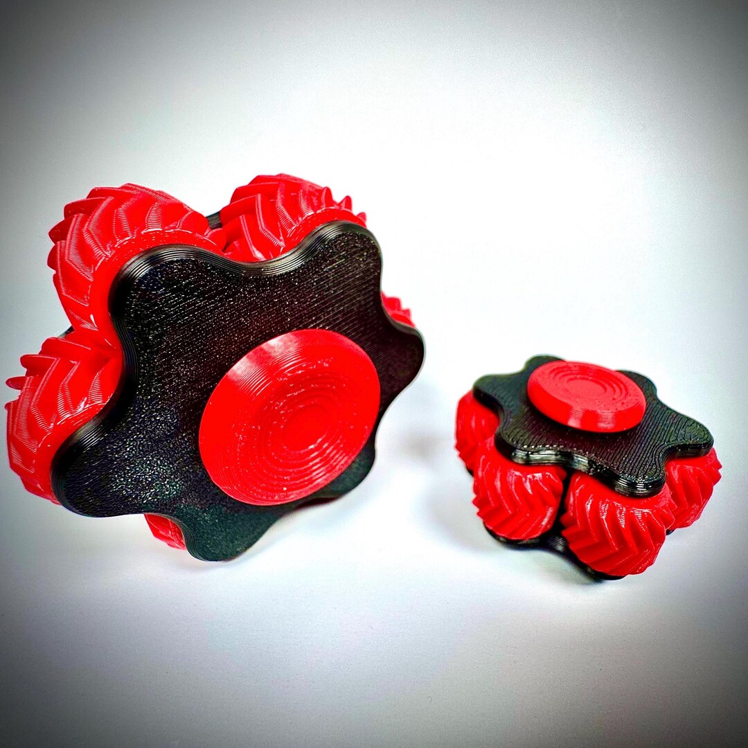 Hex Gear Spinner – Mechanical Motion Fidget Spinner | 3d-printed ...