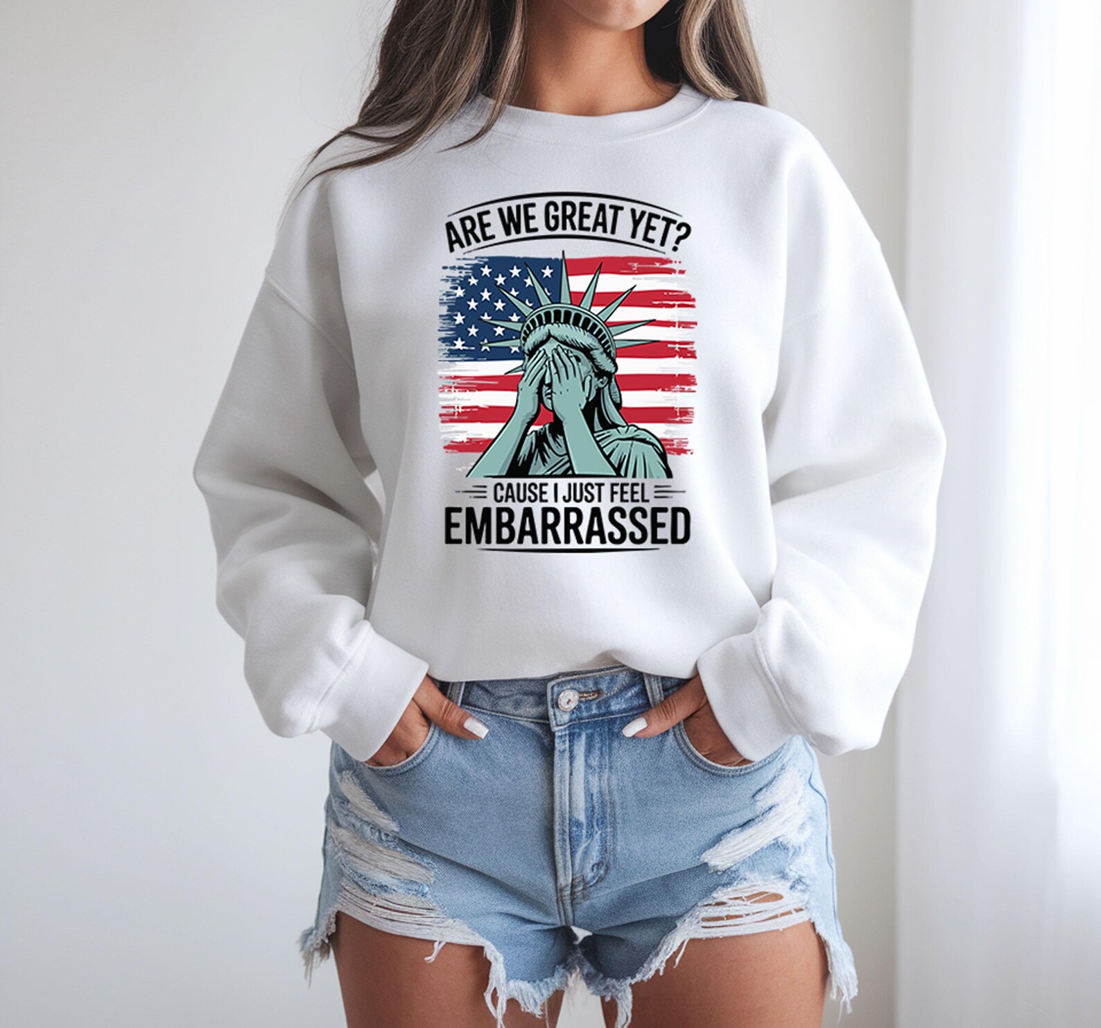 Facepalm Statue of Liberty SVG: Embarrassed American PNG (digital ...