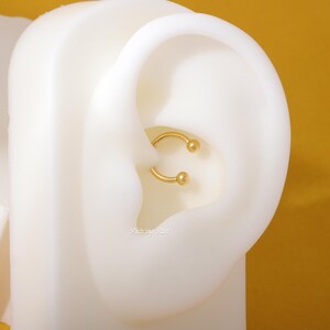 16G Titanium Tiny Ball CBR Septum, Internally Threaded Nose Ring ...