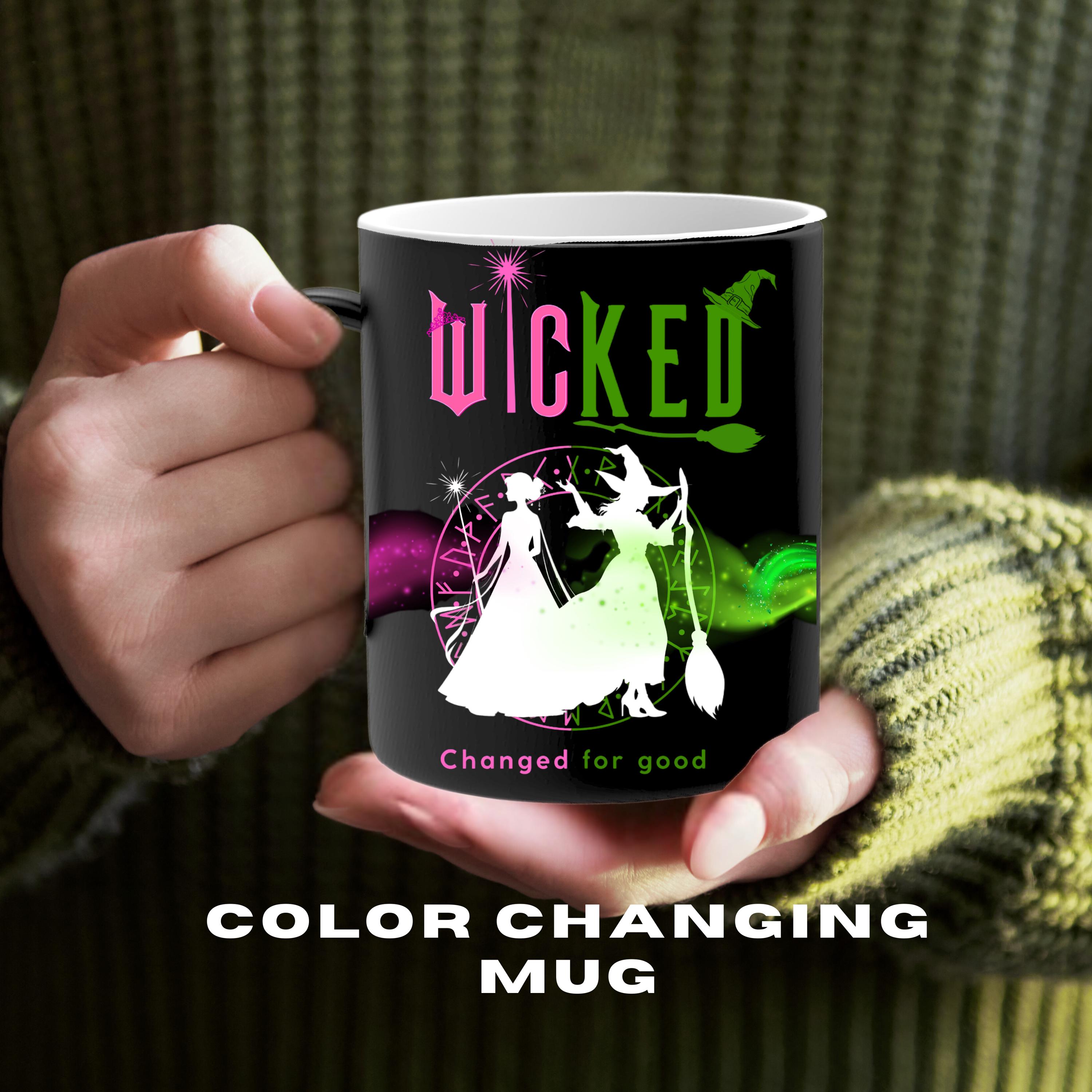 Wicked Changed for Good Mugs, Wicked Defy Gravity Mugs,color Changing ...