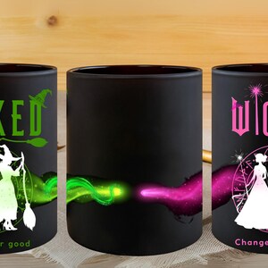 Wicked Changed for Good Mugs, Wicked Defy Gravity Mugs,color Changing ...
