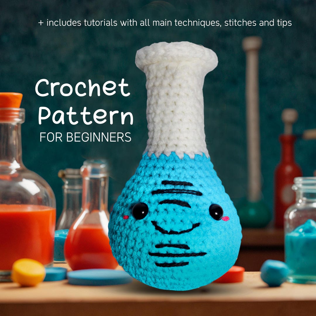 Funny Crochet Medical Tube PDF English Pattern for Beginners, Amigurumi ...