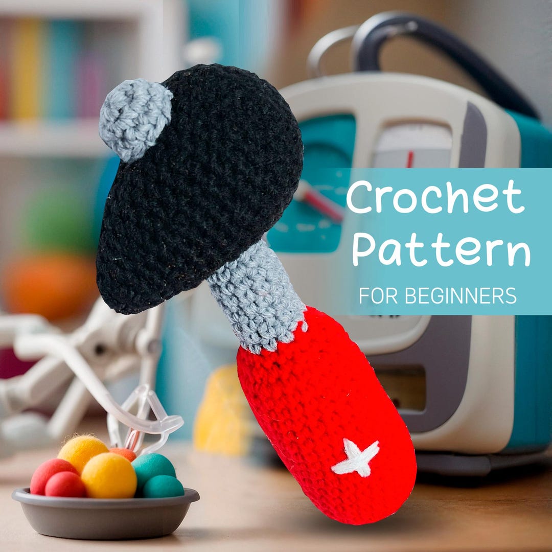 Crochet Amigurumi Hammer Pattern: Low Sew Medical Toy (PDF Pattern) - Etsy
