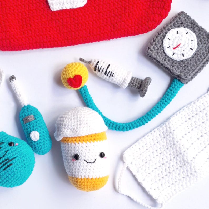 Funny Crochet Syringe PDF English Pattern for Beginners, Amigurumi ...