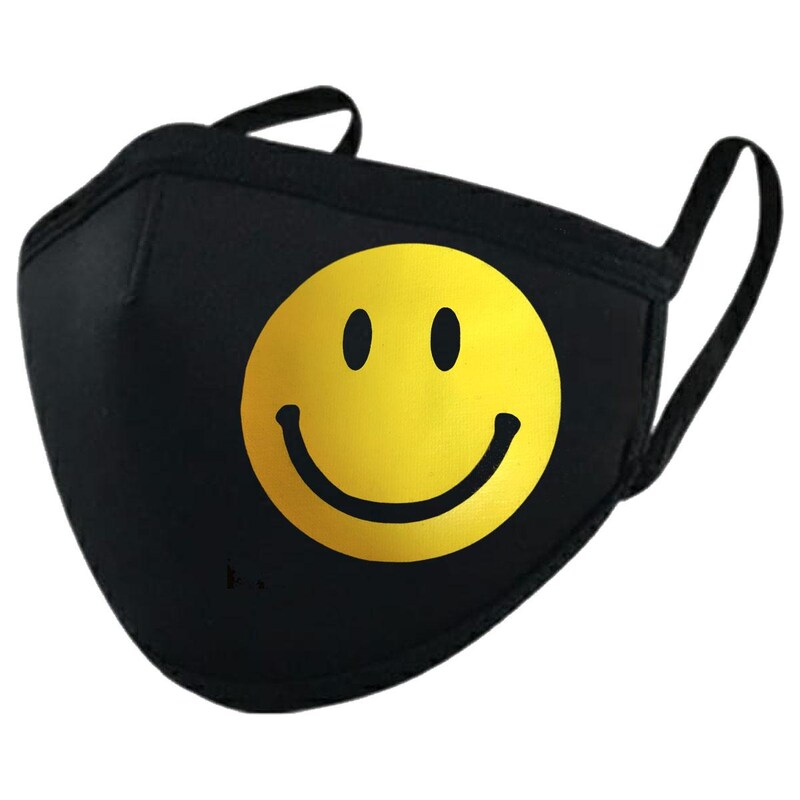 Smiley Face Mask - Etsy
