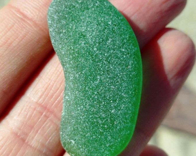 Pedaço de vidro do mar verde, vidro de praia genuíno para fabricação de ...
