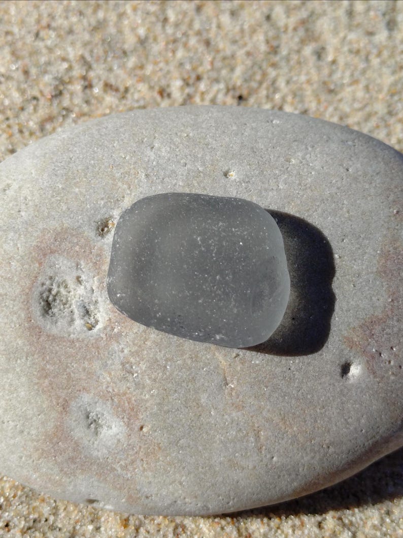 Rare Grey Sea Glass: Baltic Beach Collectible - Etsy