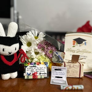 Crochet Graduation Bunny | Handmade Miffy Doll | Amigurumi Graduation ...