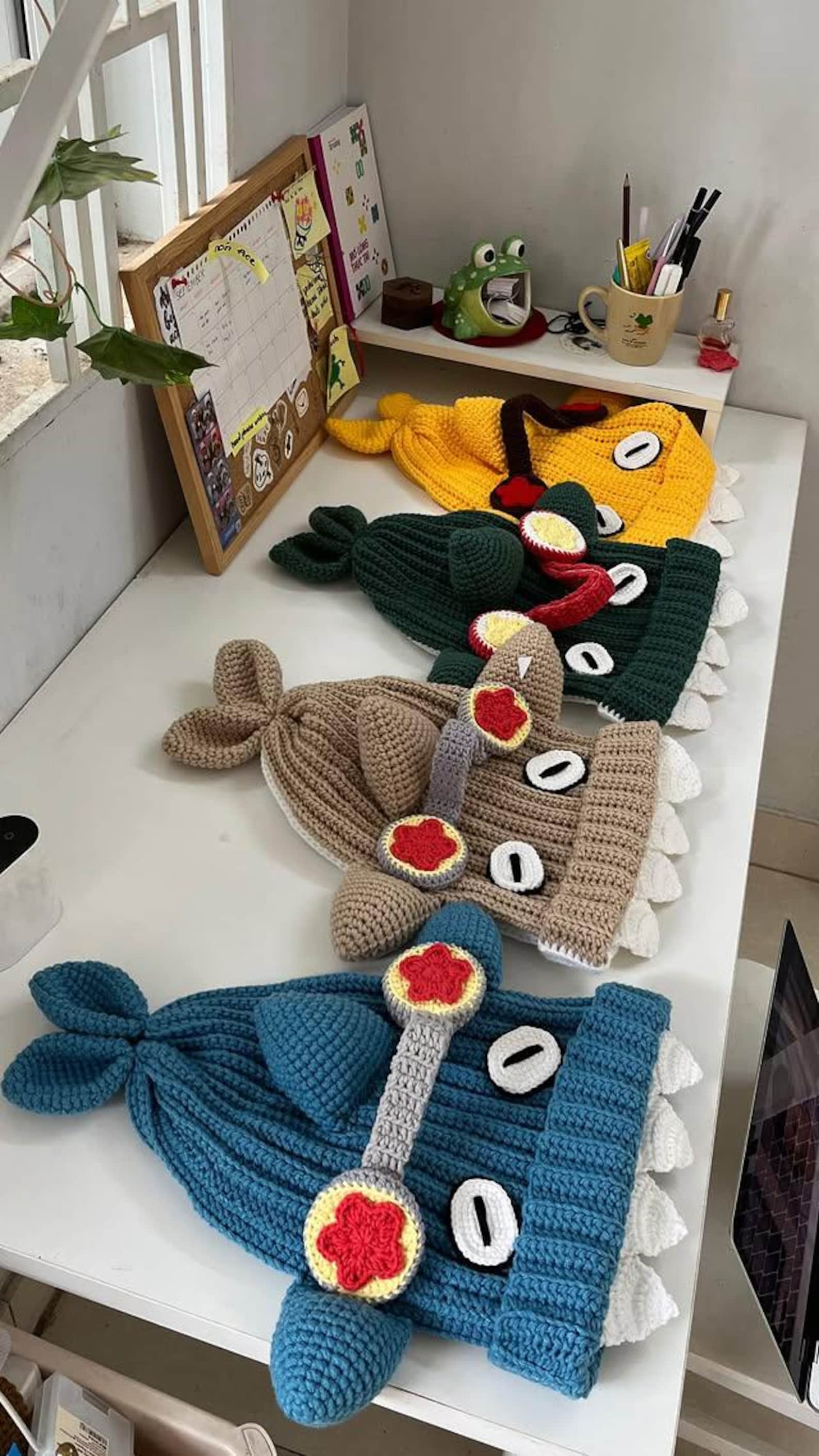 Cute Crochet Fish Hat, Handmade Knit Animal Hat, Funny Fish Costume Cap ...