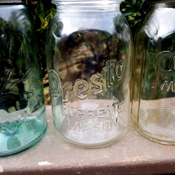 Antique Presto Canning Jars - Etsy