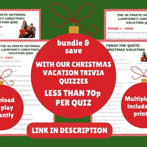 National Lampoon's Christmas Vacation Finish the Quote, Movie Trivia ...
