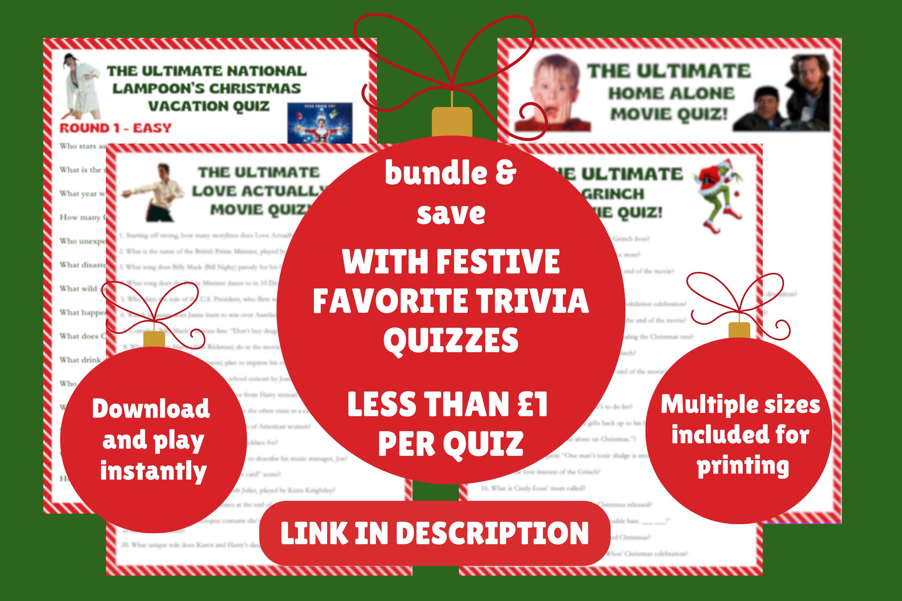 It's a Wonderful Life Movie Trivia Quiz, Christmas Games, Christmas ...