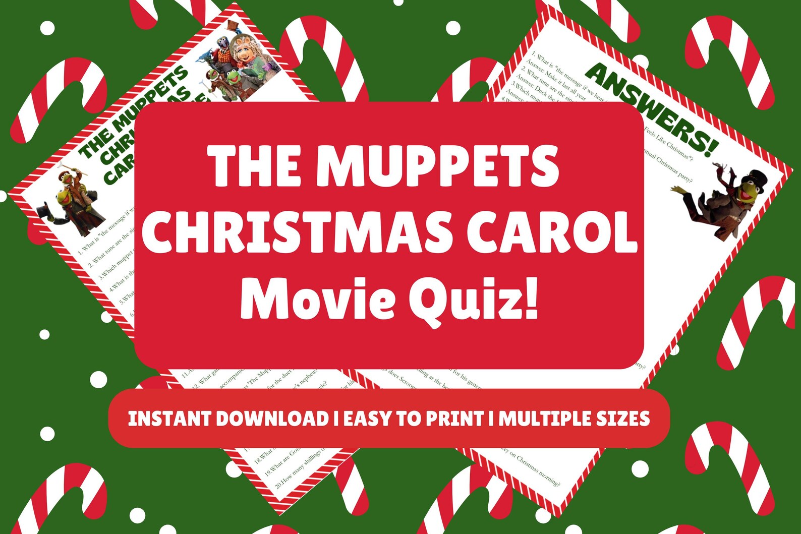 The Muppets Christmas Carol Movie Trivia Quiz, Christmas Games ...
