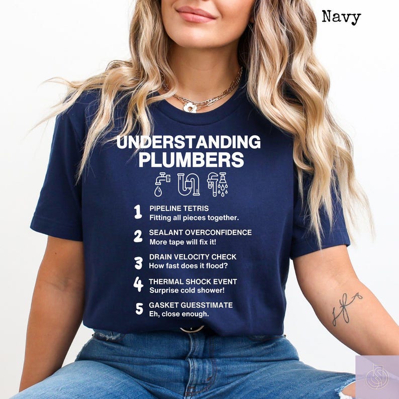 Funny Plumber Sayings Tee, Plumber Gift - Etsy