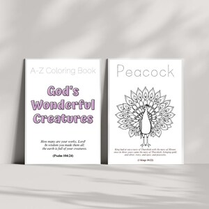 Christian Alphabet Coloring Pages | Bible ABC Printables | Sunday ...