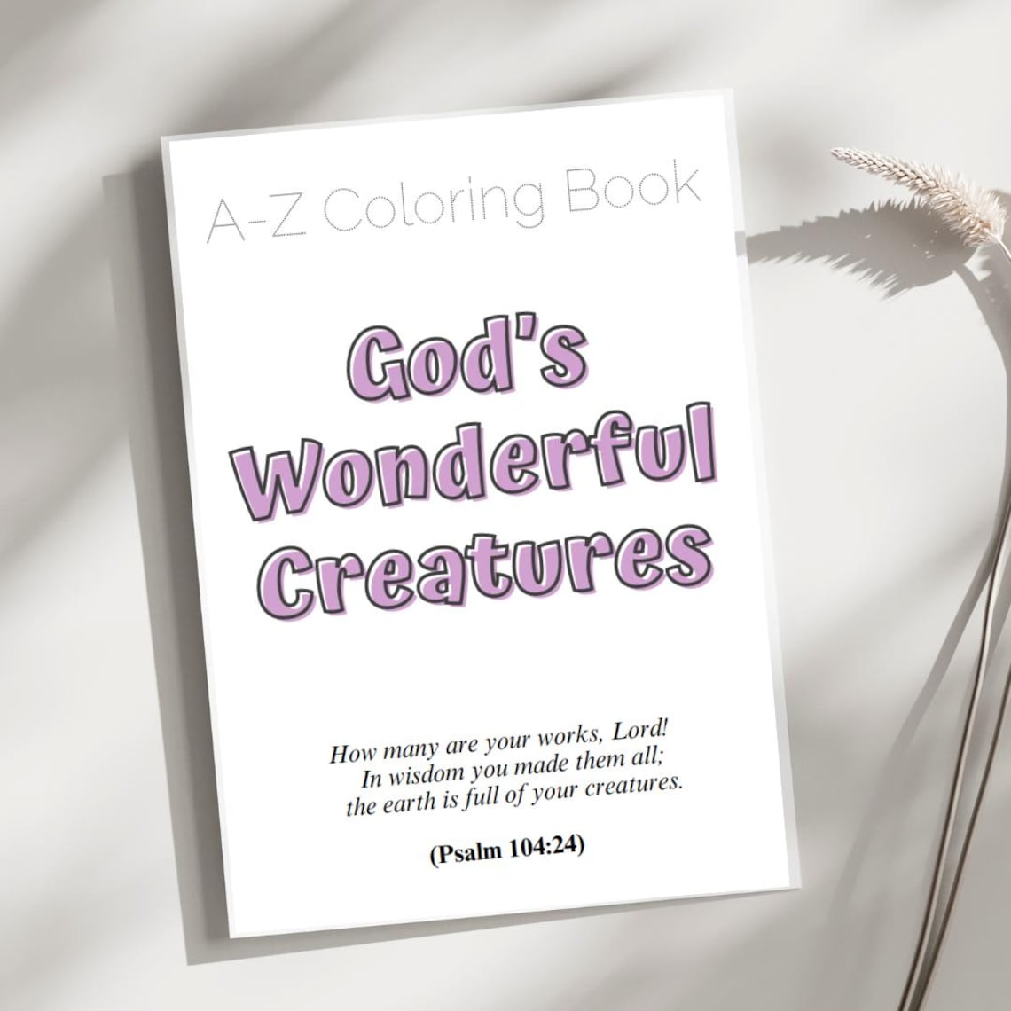 Christian Alphabet Coloring Pages | Bible ABC Printables | Sunday ...