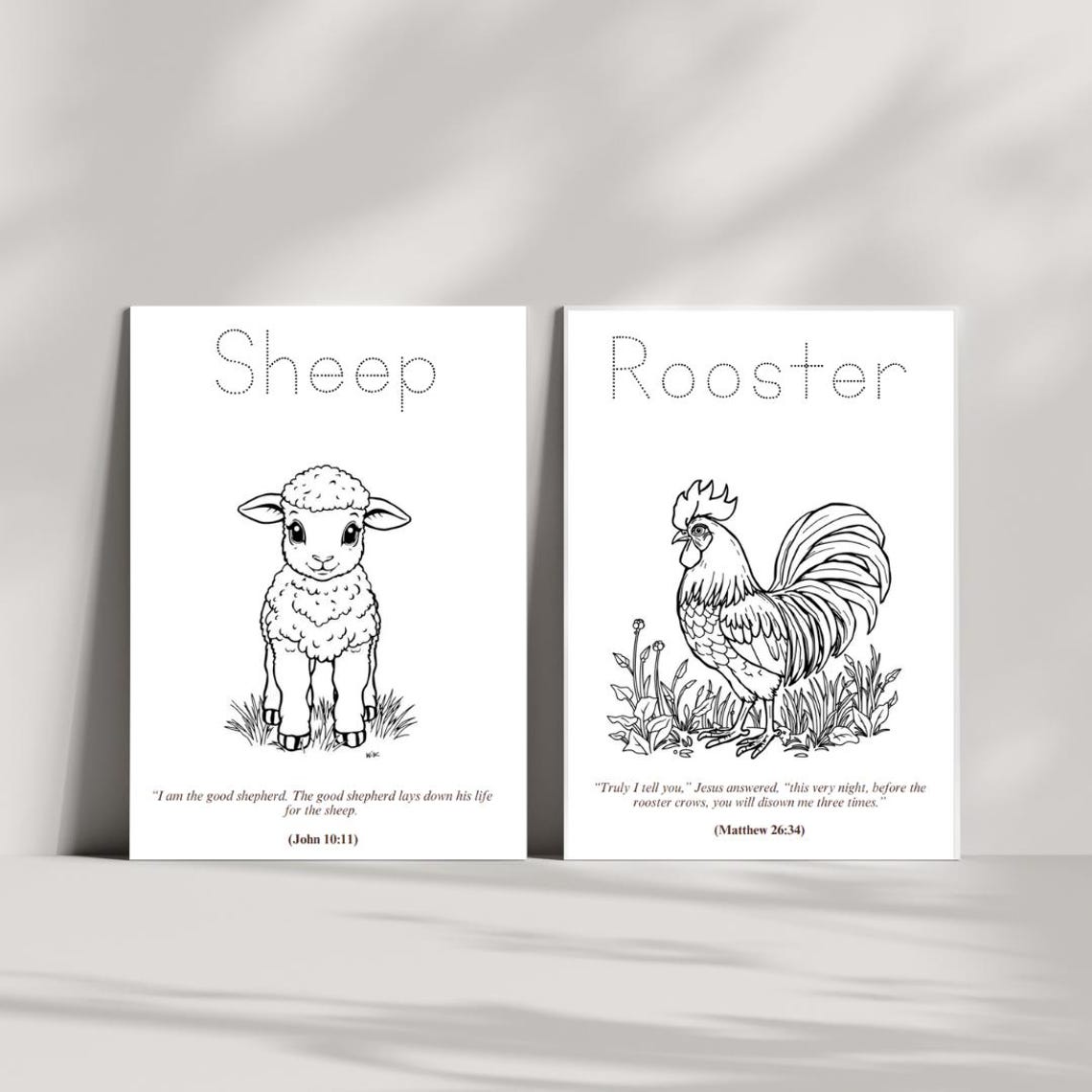 Christian Alphabet Coloring Pages | Bible ABC Printables | Sunday ...