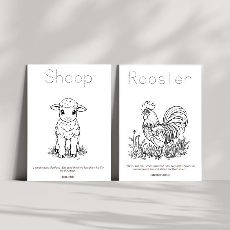 Christian Alphabet Coloring Pages | Bible ABC Printables | Sunday ...