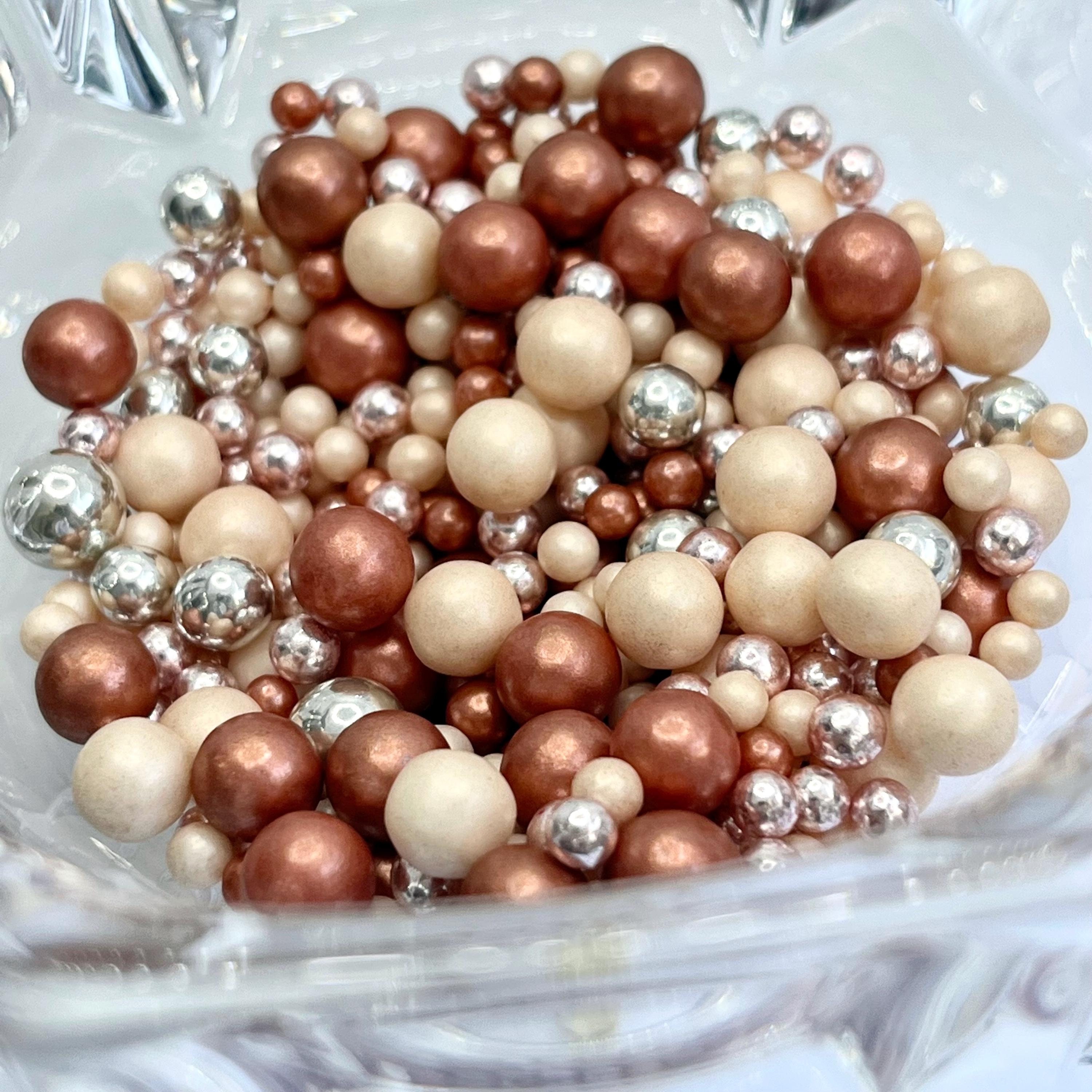 CHAMPAGNE COPPER GLOW Sprinkle Mix | Luxury Cake Sprinkles | Hand-dyed ...