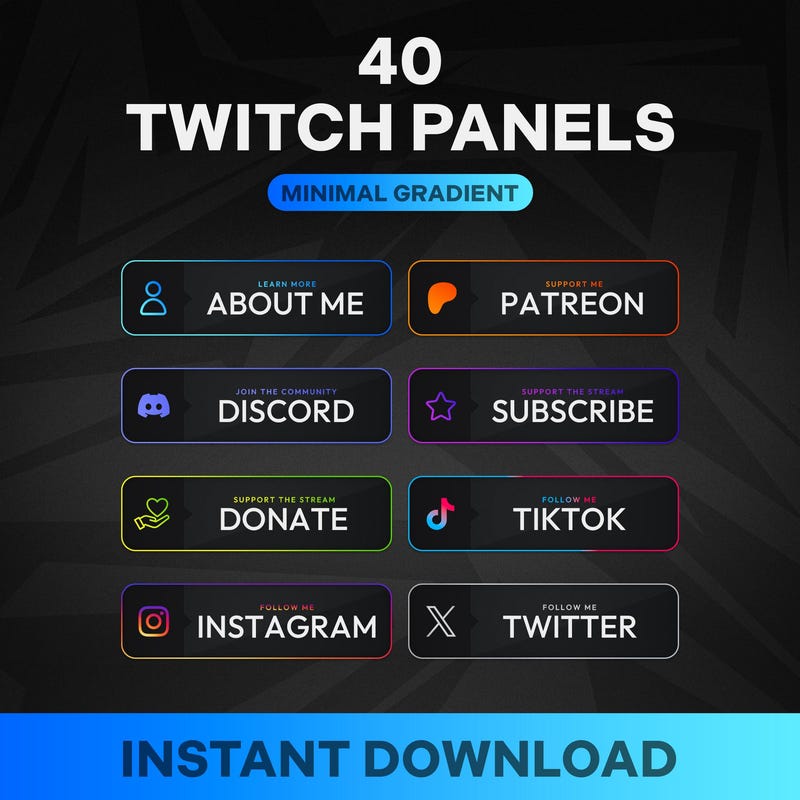 Panel Art Twitch - Etsy