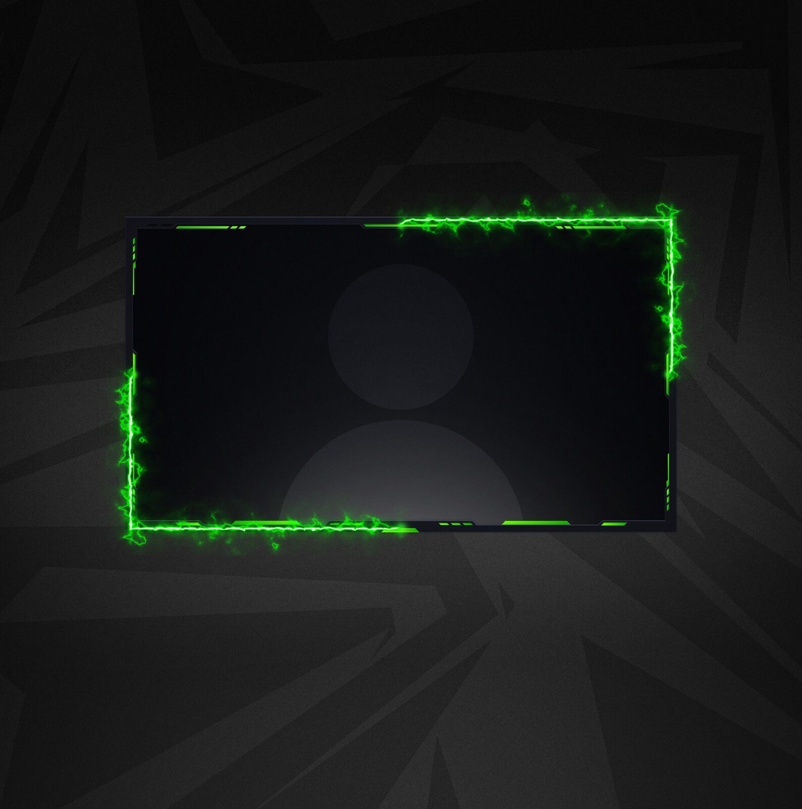 Animated Neon Webcam Overlays – 7 Color Stream Frames for Twitch, Kick ...