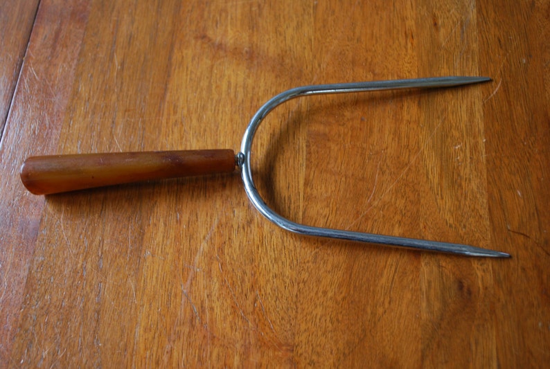 Vintage Bakelite Roast Fork/ Meat Fork Toffee Bakelite - Etsy