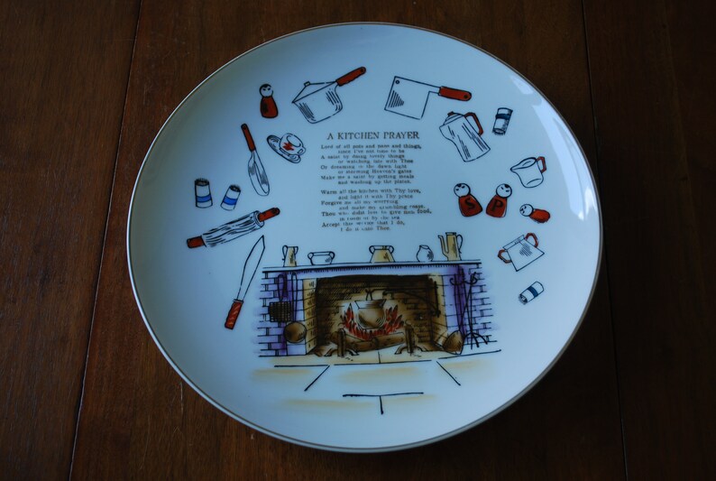 Vintage Large Decorative Kitchen Wall Plate My Kitchen - Etsy